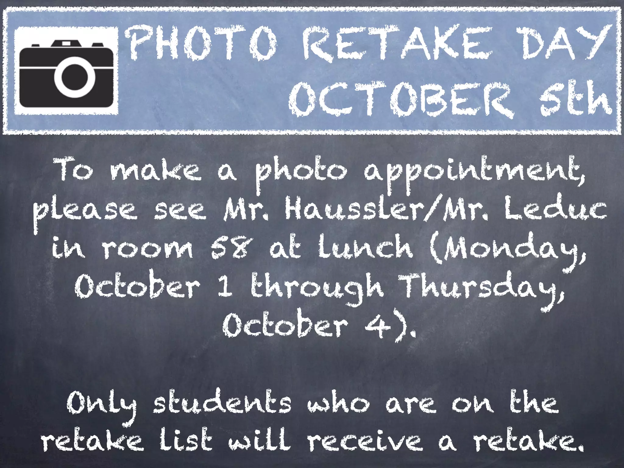 Presentation retakes | KEY