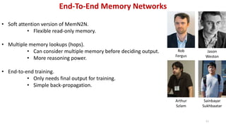 Study of End to End memory networks | PPT