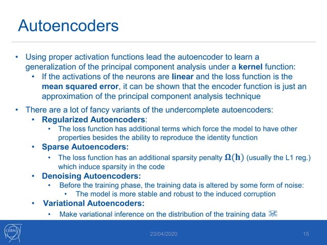Machine Learning Algorithms for Anomaly Detection in Particles Accelerators Technical ...