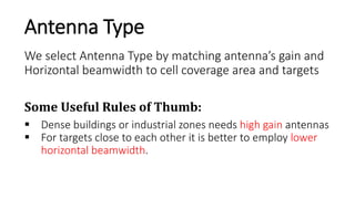 RF Antenna Planning | PPTX