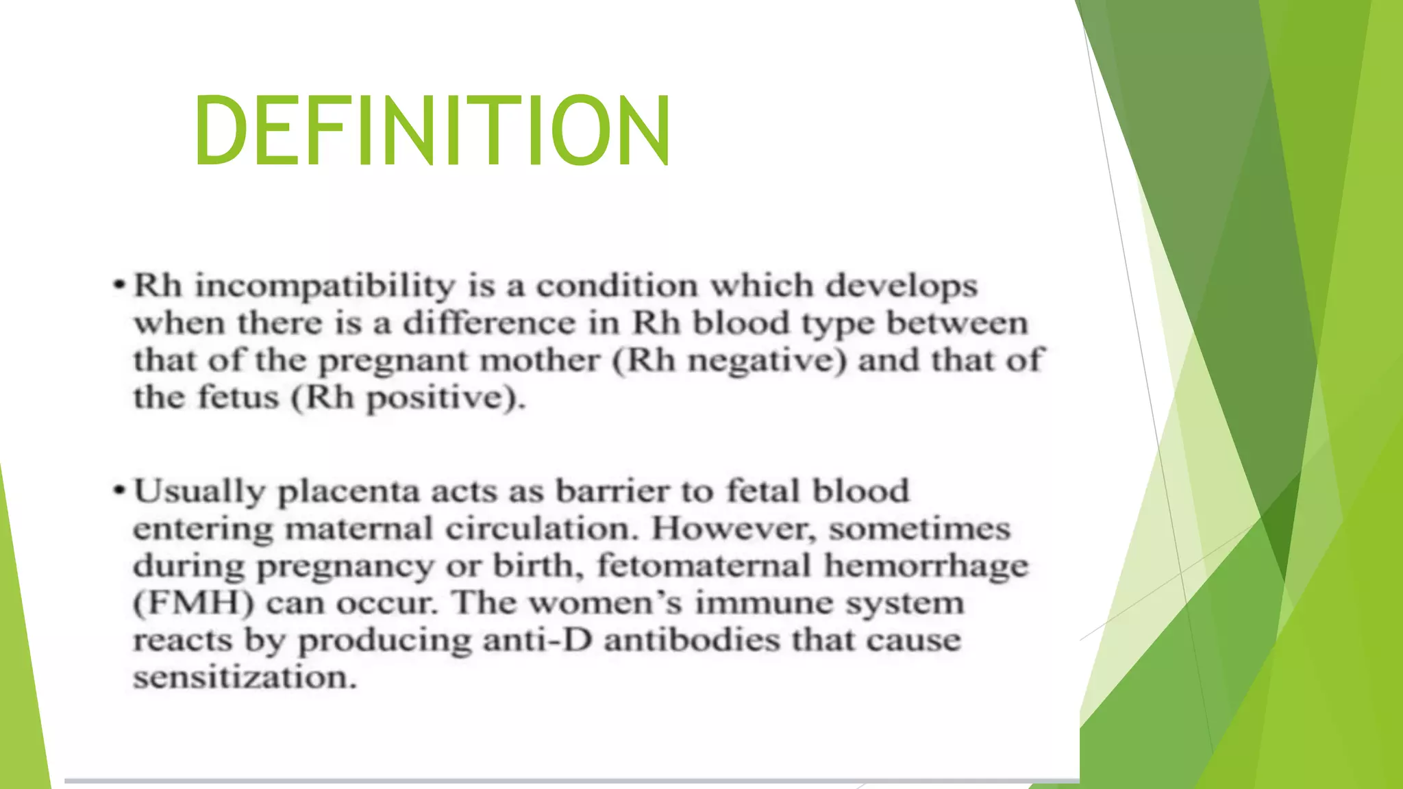 Presentation Rh Incompatibility.pdf | Pregnancy | Reproductive Health