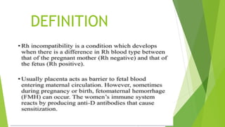 Presentation Rh Incompatibility.pdf | Pregnancy | Reproductive Health