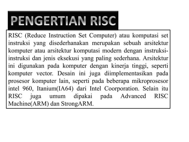 Presentation risc | PPTX