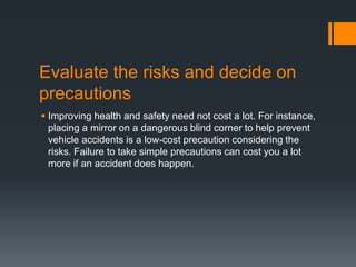 Presentation risk assessment training | PPTX