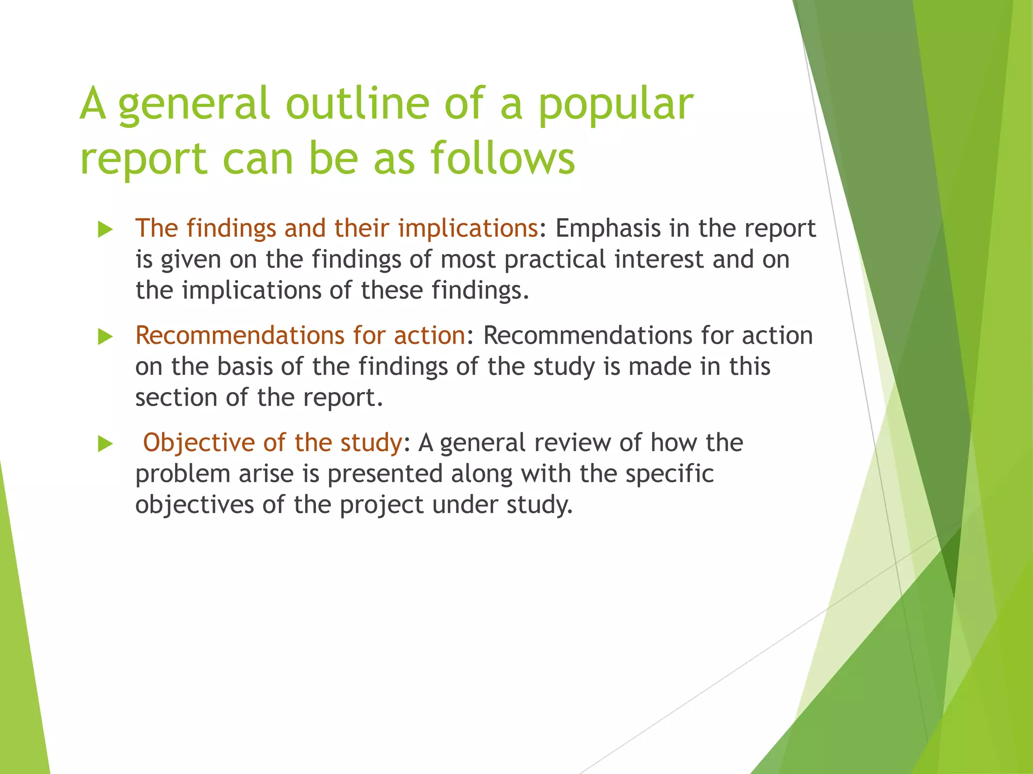 Type of Reports | PPTX