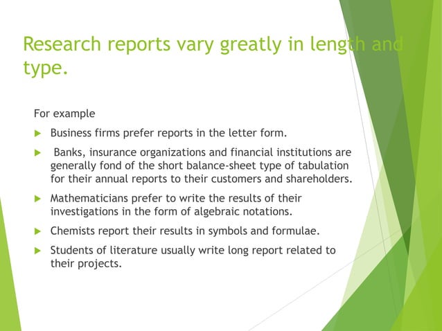 Type of Reports | PPTX