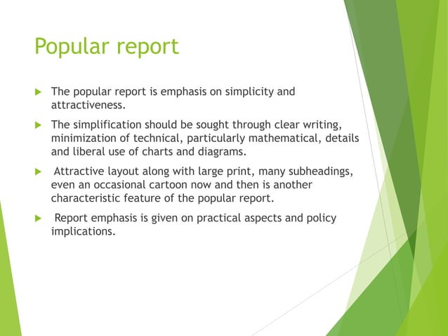 Type of Reports | PPTX