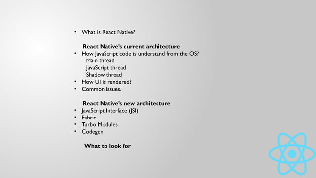 React Native new architecture Power Point | PPTX | Web Development ...