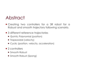 Controllers for 3R Robot | PPT