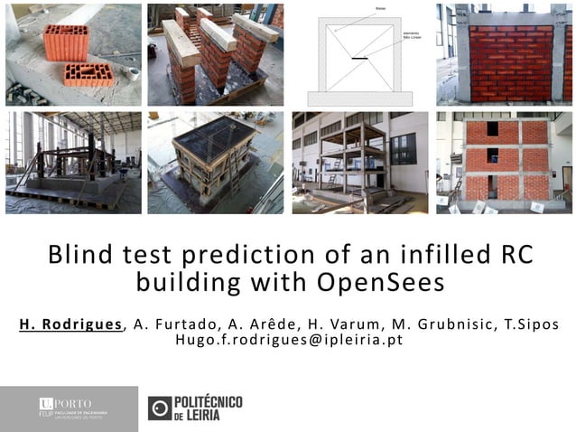 Blind test prediction of an infilled RC building with OpenSees | PPT