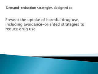 Presentation Role of Law Enforcement in Drug Use Prevention | PPTX