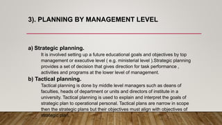PRESENTATION of planning school learning | PPTX