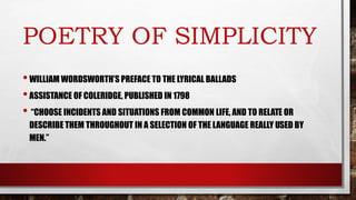 Romantic Age Characteristics. | PPTX