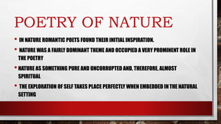 Romantic Age Characteristics. | PPTX