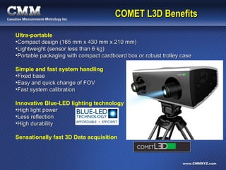 Scanning Face-Off! Steinbichler Comet v. ROMER Arms | PPT | Cameras and ...