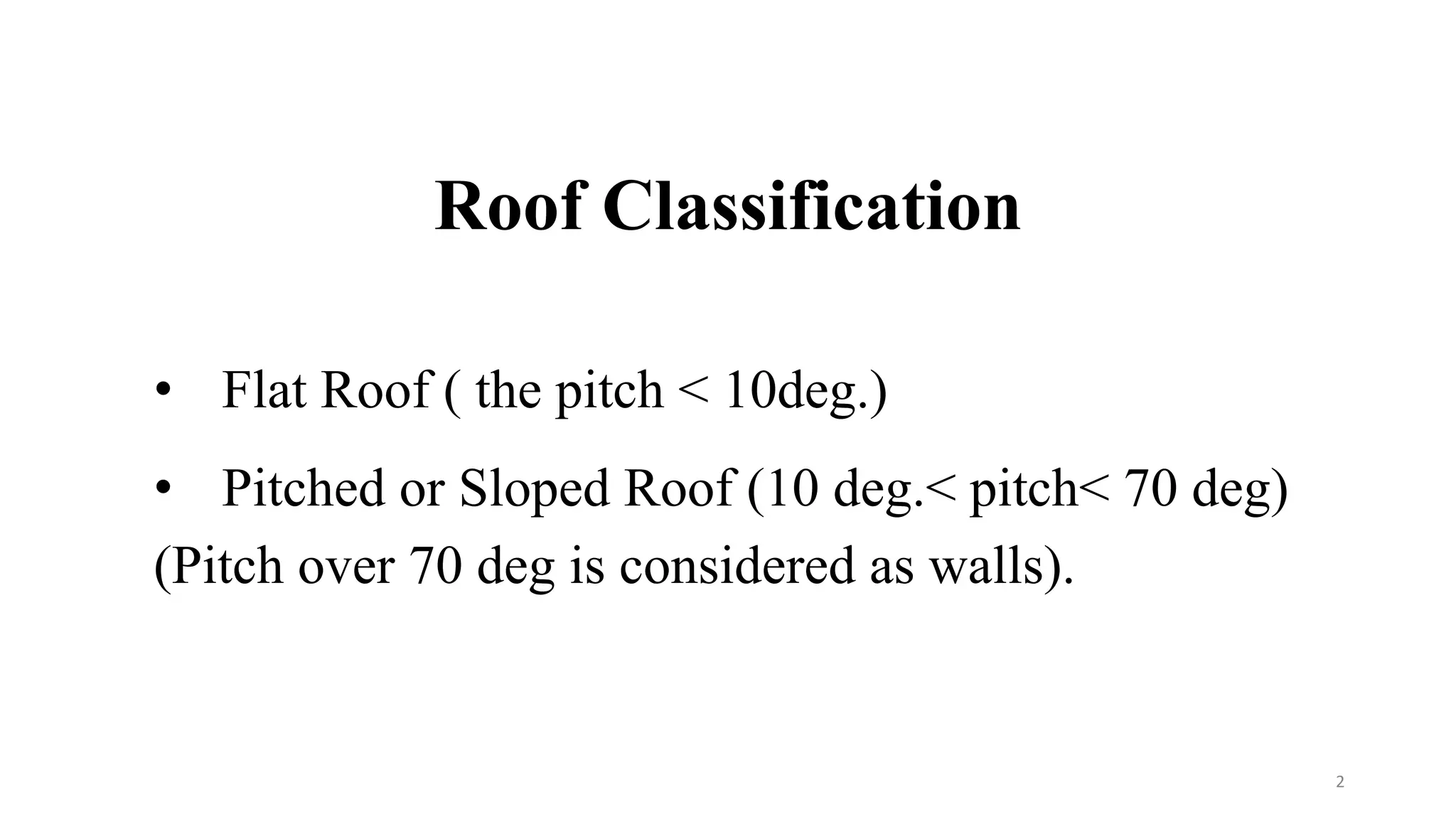 Roofs (Roof types, Roof members, Roofing materials etc.) | PDF