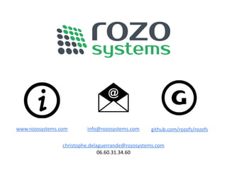 Overview Rozo Systems | PDF