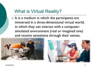 Virtual and Augmented reality and their applications | PPT