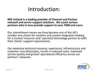 Presentation Rre Limited 2 | PPT