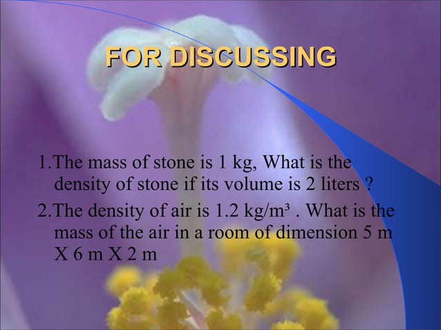 DENSITY | PPT