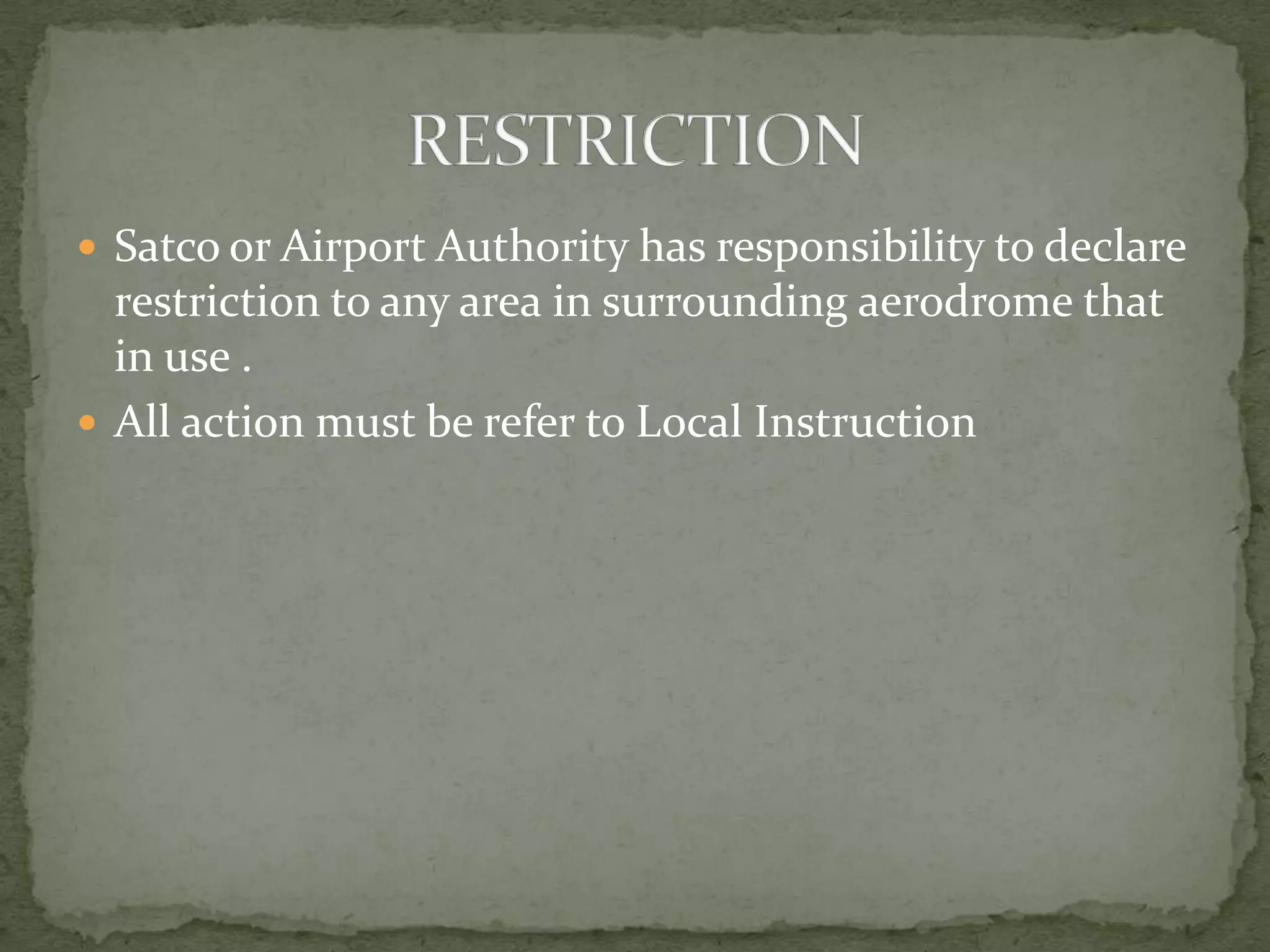 runway crossing | PPTX