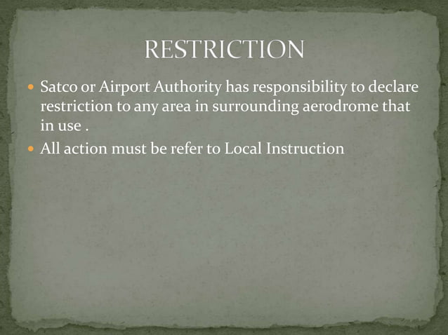 runway crossing | PPTX