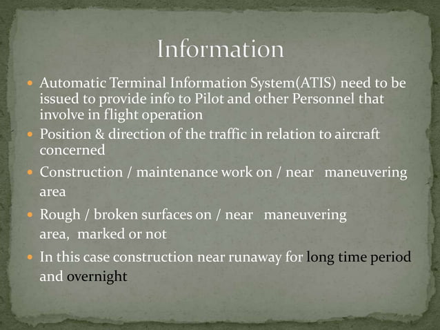 runway crossing | PPTX