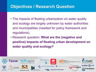 Impact of floating urbanisation on water quality and ecology | PPT