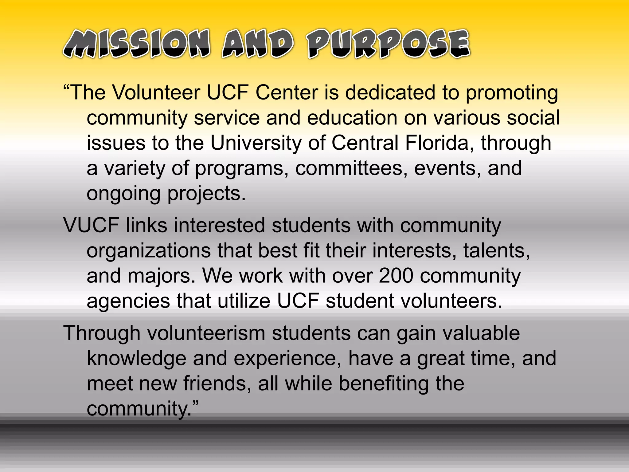Volunteer UCF/UCF Legal Services | PPT