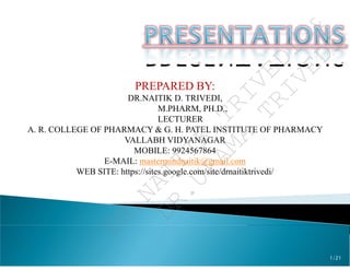 PRESENTATIONS | PDF