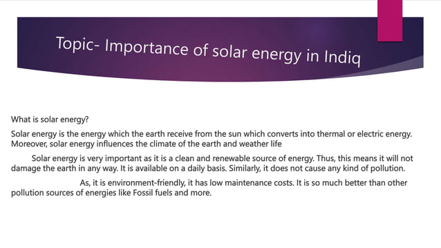 Importance of solar energy in india s.pptx