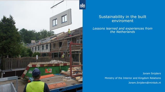 Presentations: Decarbonising Buildings in Cities and Regions | PPT