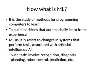 Presentation on Machine Learning Applications in Civil Engineering | PPSX