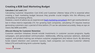 PresentationGuide to B2B SaaS Marketing Budget: Structure, Strategy, and Execution SaaS ...