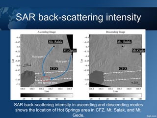 Extracting linear features density of SAR data to detect the paths of a ...