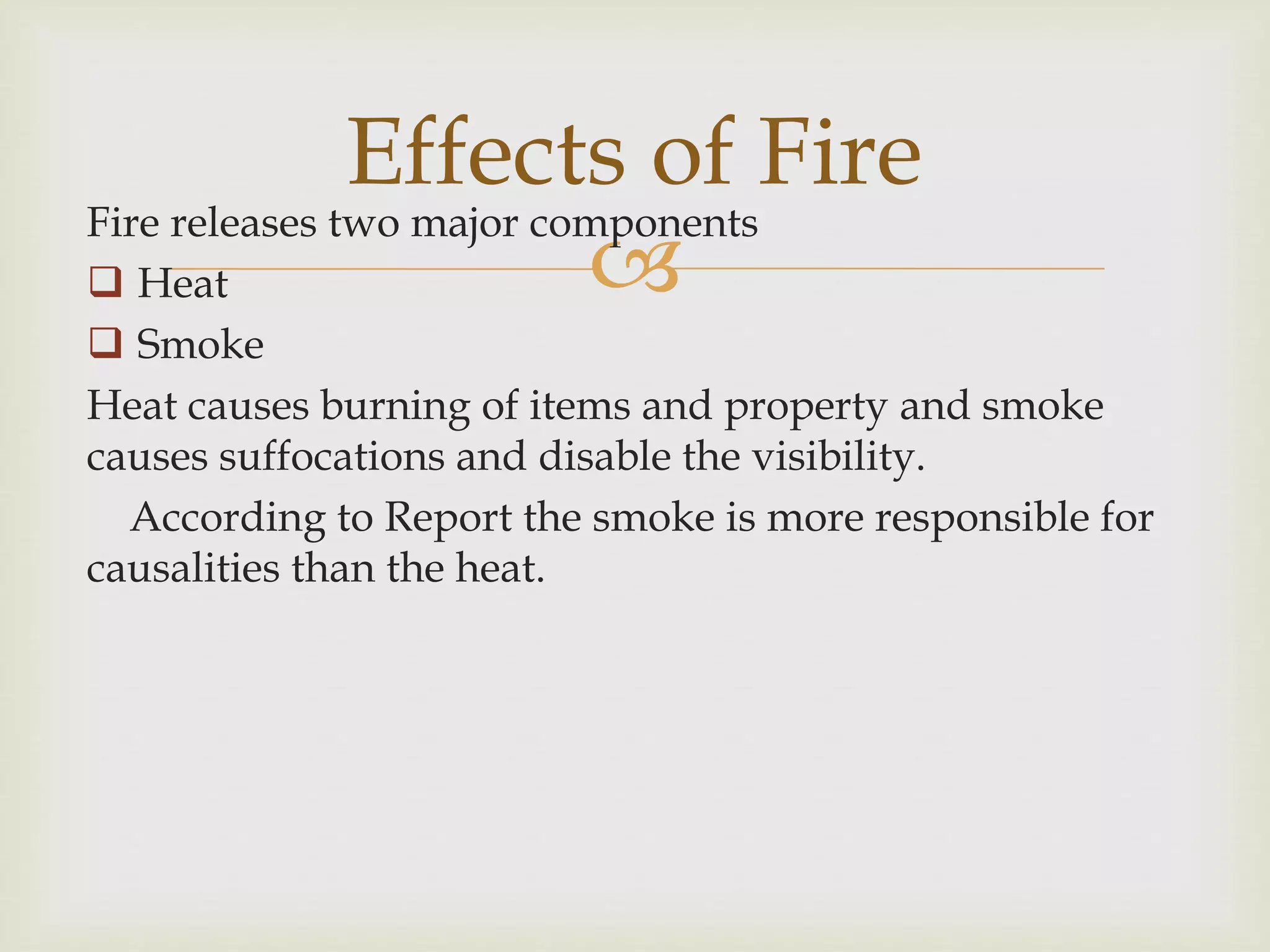 Fire hazards and Safty | PPTX