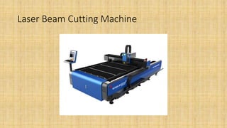 Computerized cutting machine | PPTX
