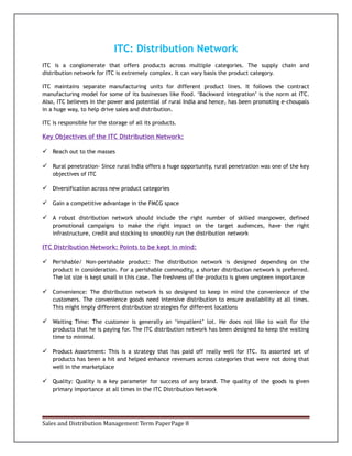 Presentation sales and distribution management | PDF