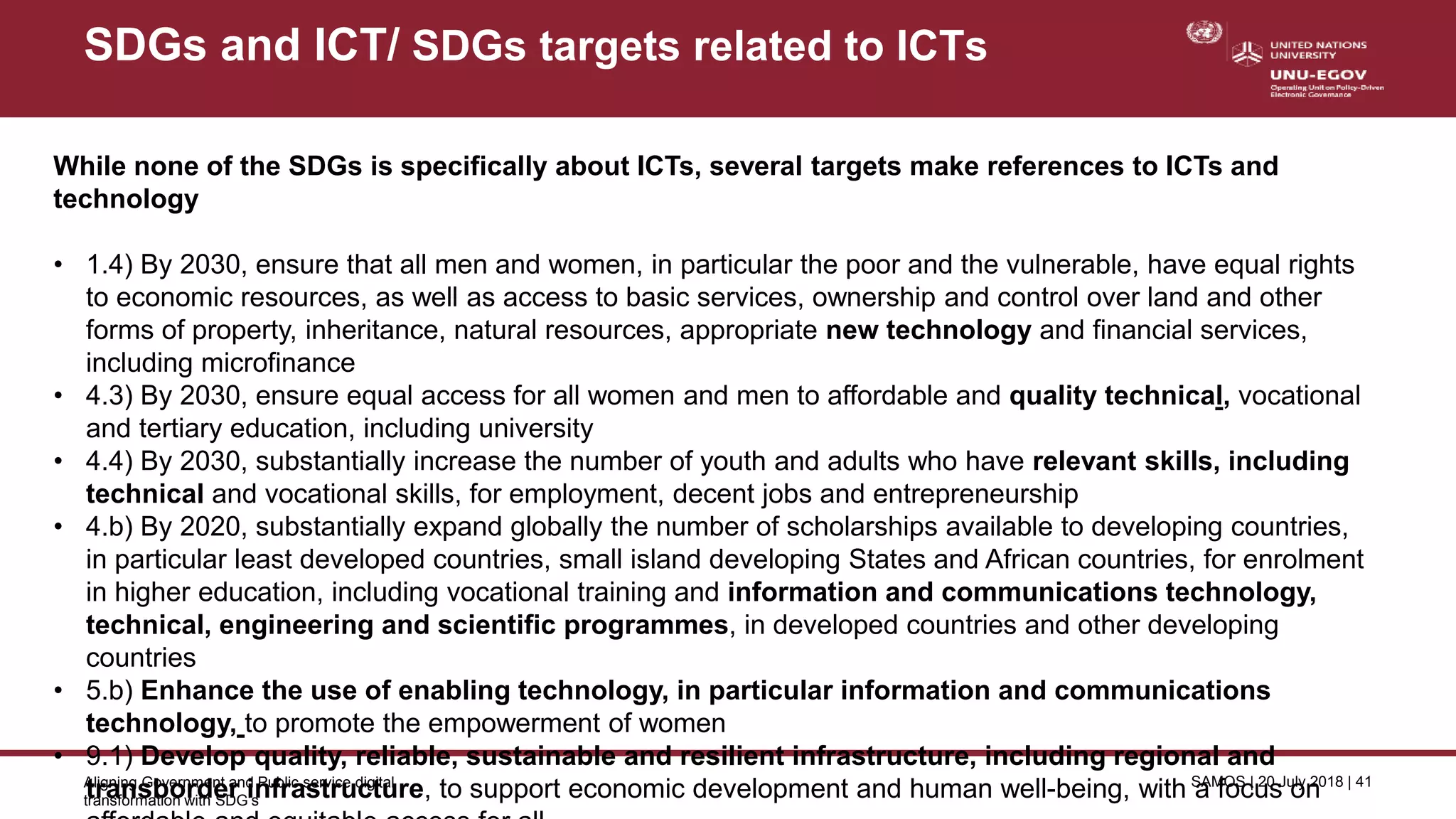 E-Government and sustainable development | PPTX
