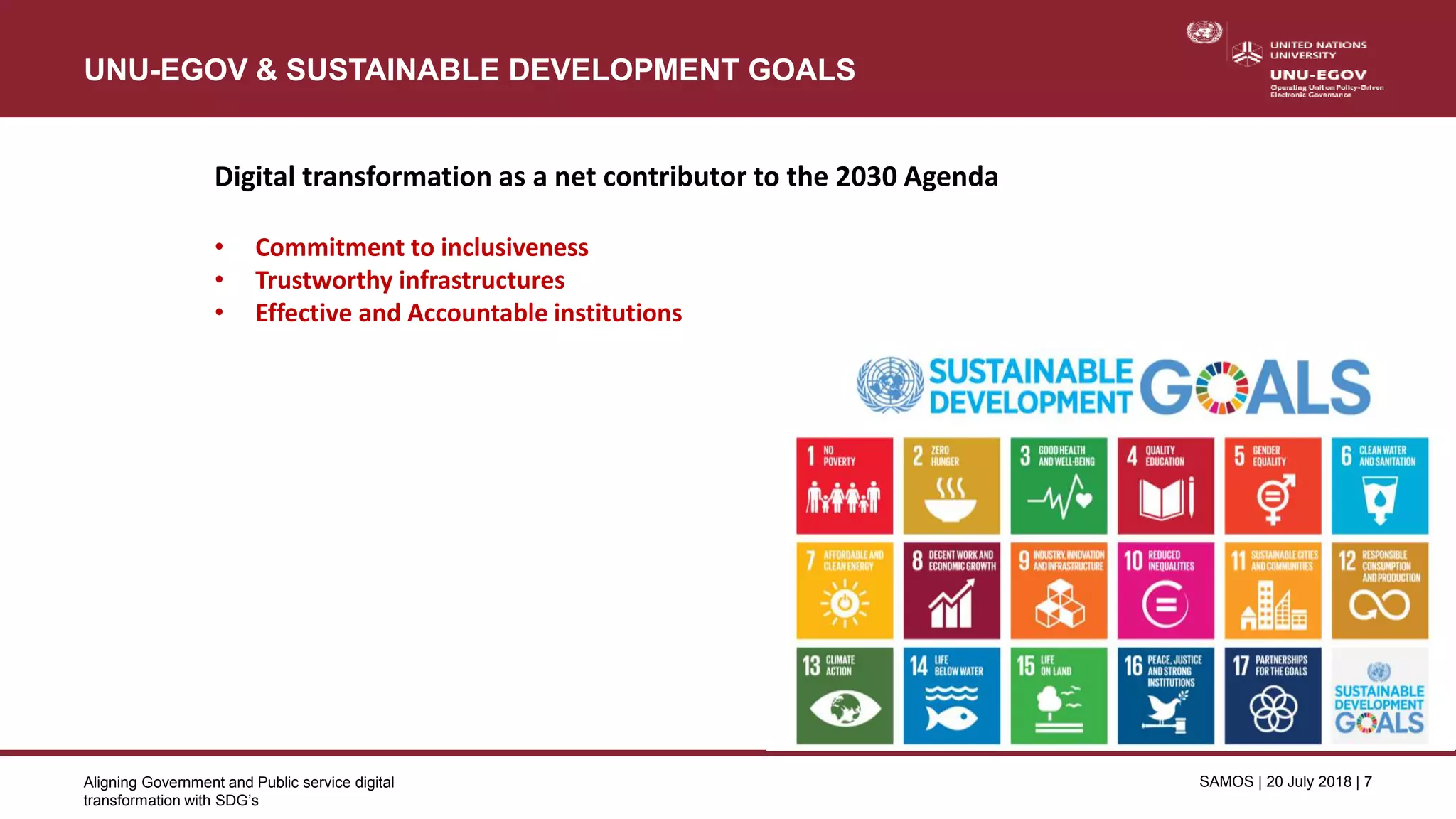 E-Government and sustainable development | PPTX