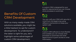 Custom CRM Development Services | PPT