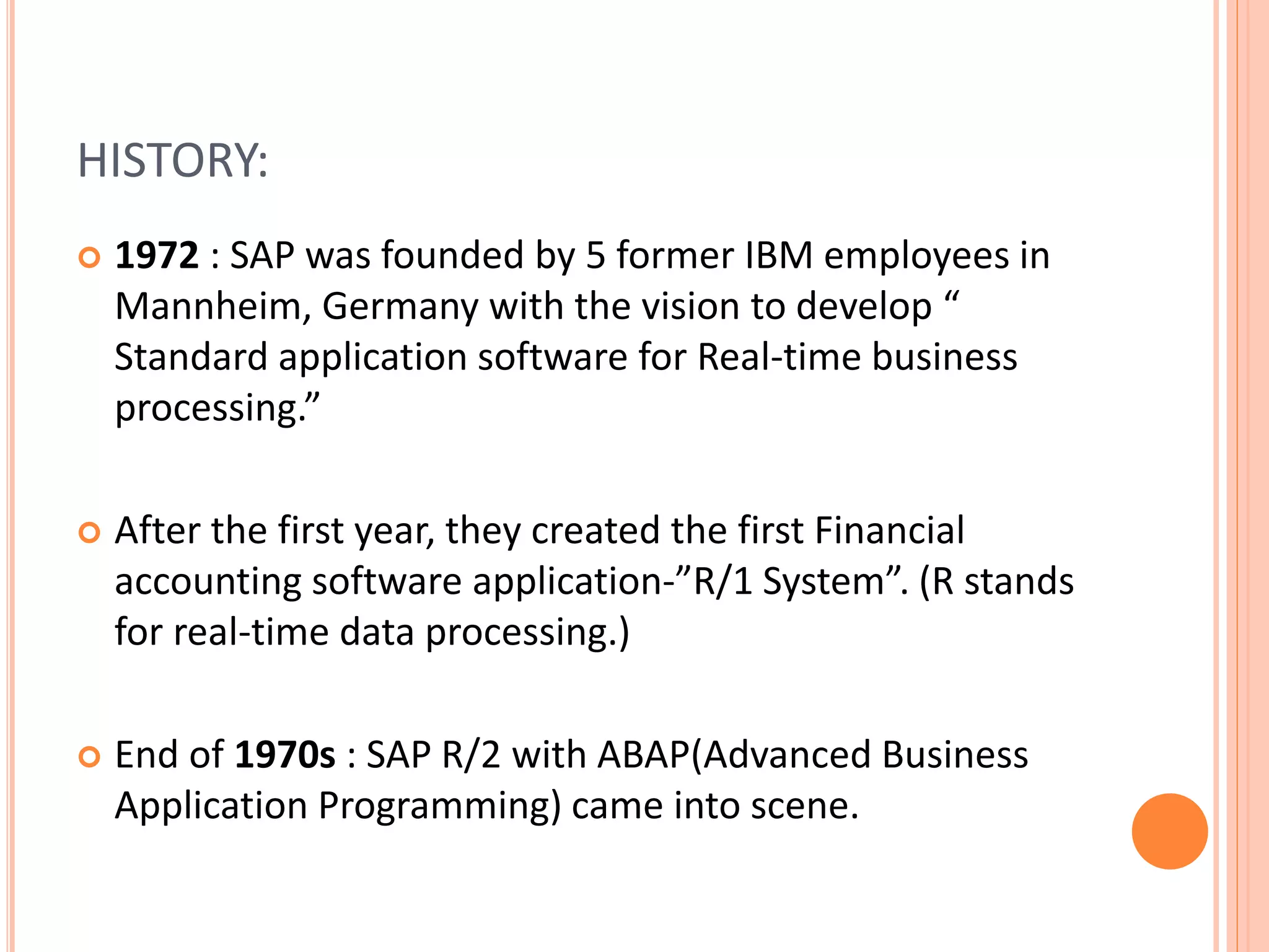 Presentation sap | PPTX