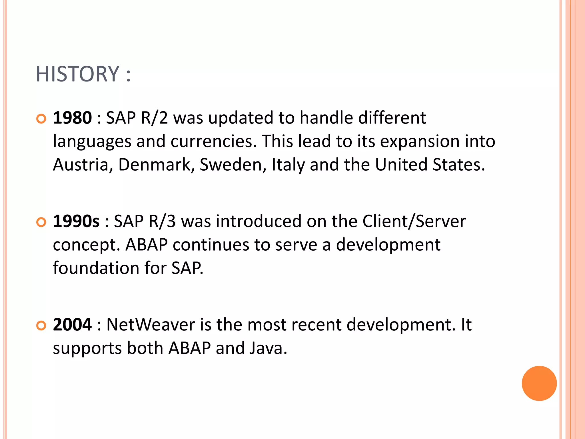 Presentation sap | PPTX