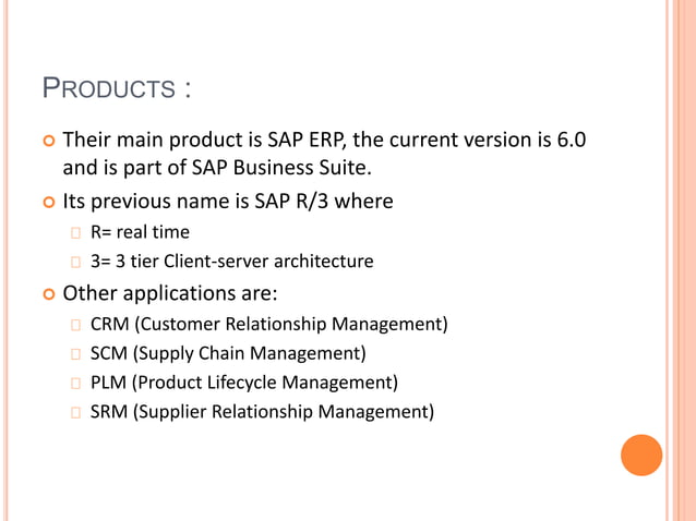 Presentation sap | PPTX