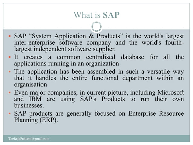 Introduction to SAP-HR | PPTX