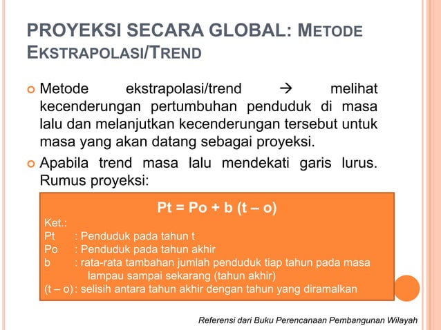 PROYEKSI PENDUDUK | PPTX