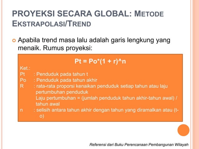 PROYEKSI PENDUDUK | PPTX