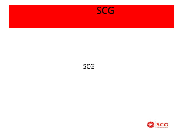 Presentation scg by nussara | PPTX