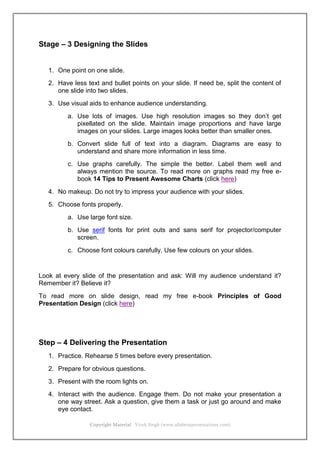 Presentations Checklist | PDF