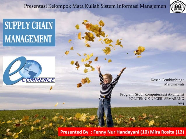 Supply Chain Management (SCM) and E-commerce | PPTX
